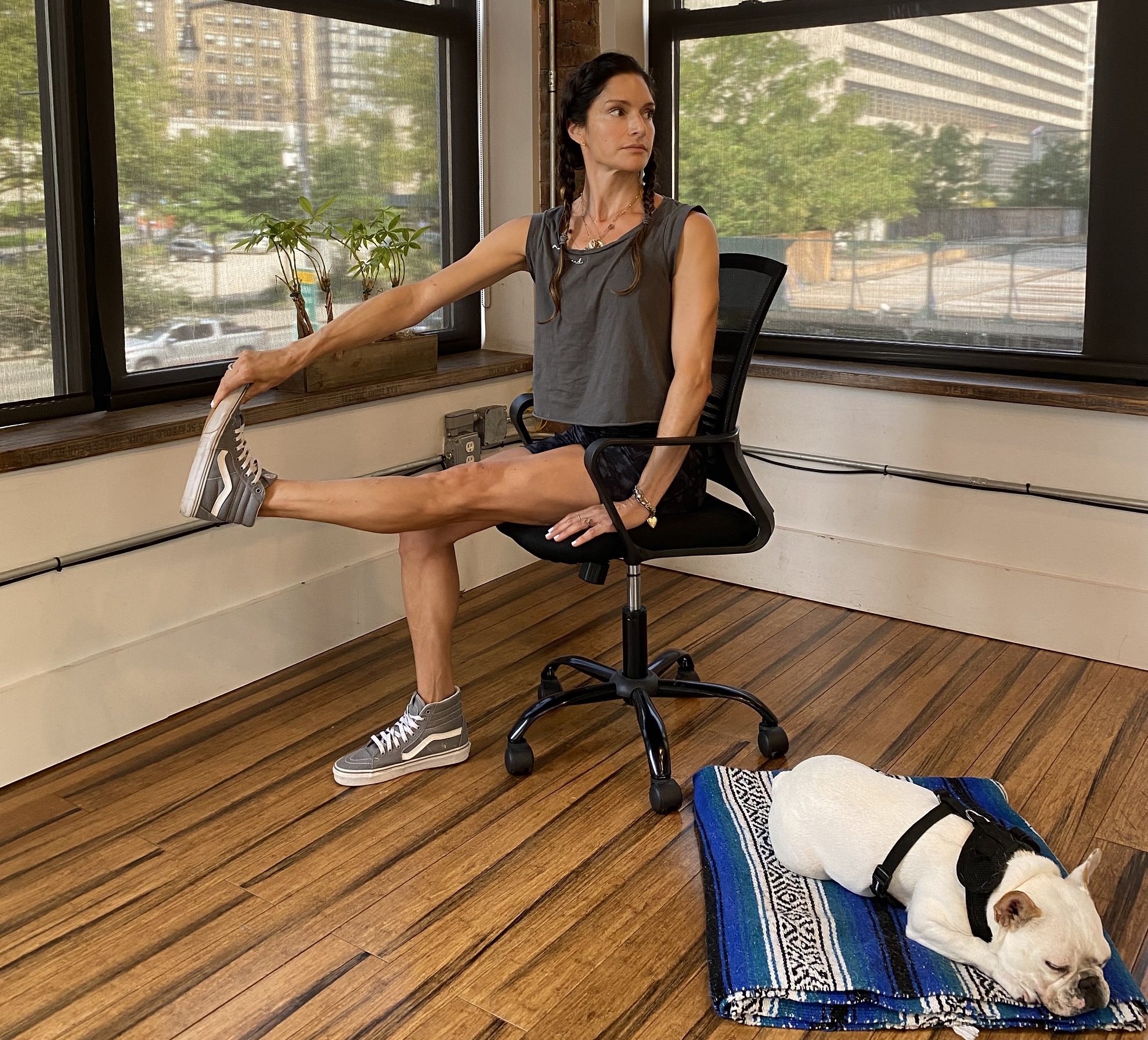 Six seated exercises to keep you limber at your desk