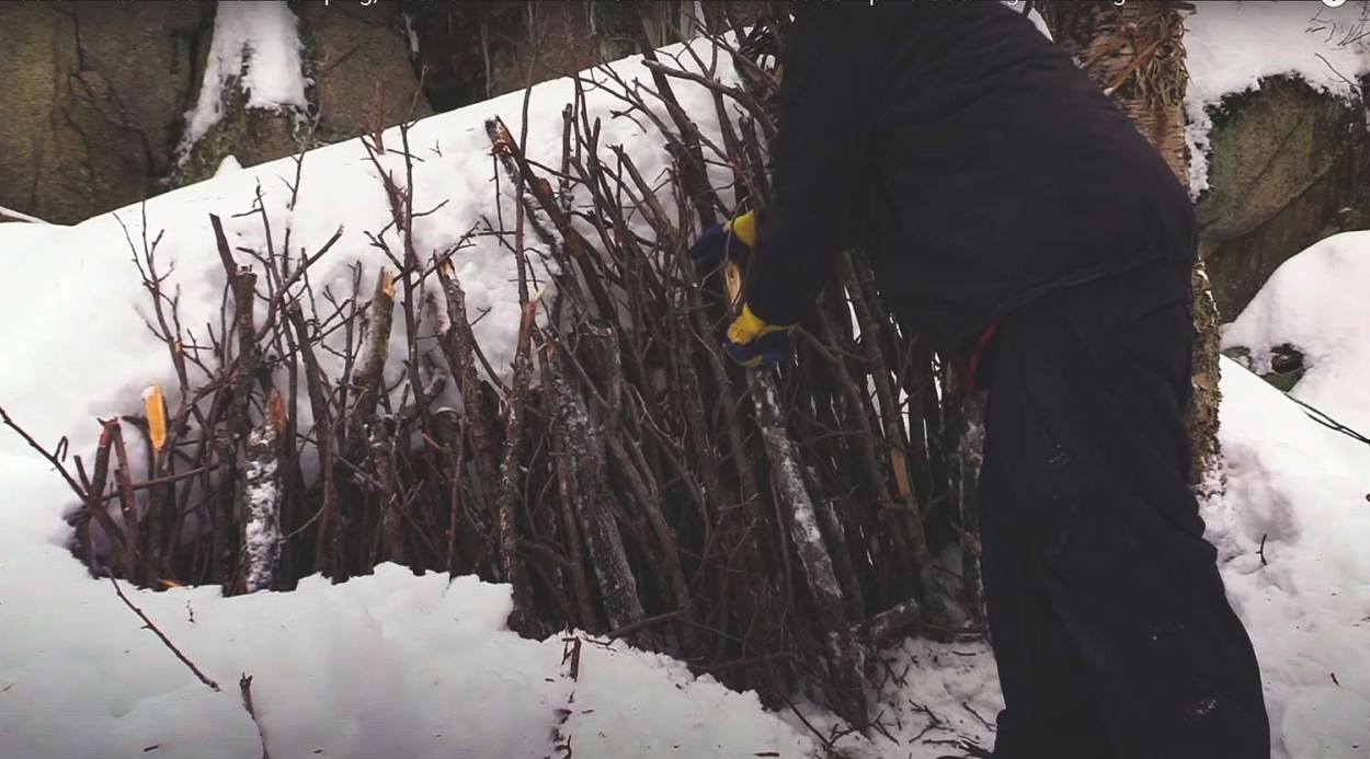 Three ways to build a winter survival shelter