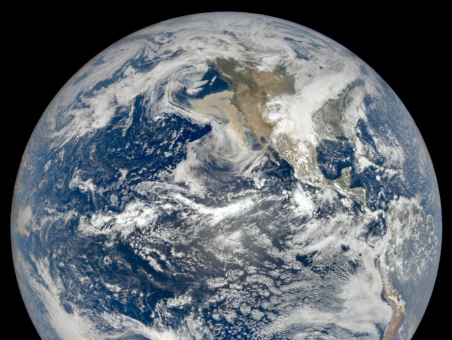 West Coast wildfire smoke is visible from outer space