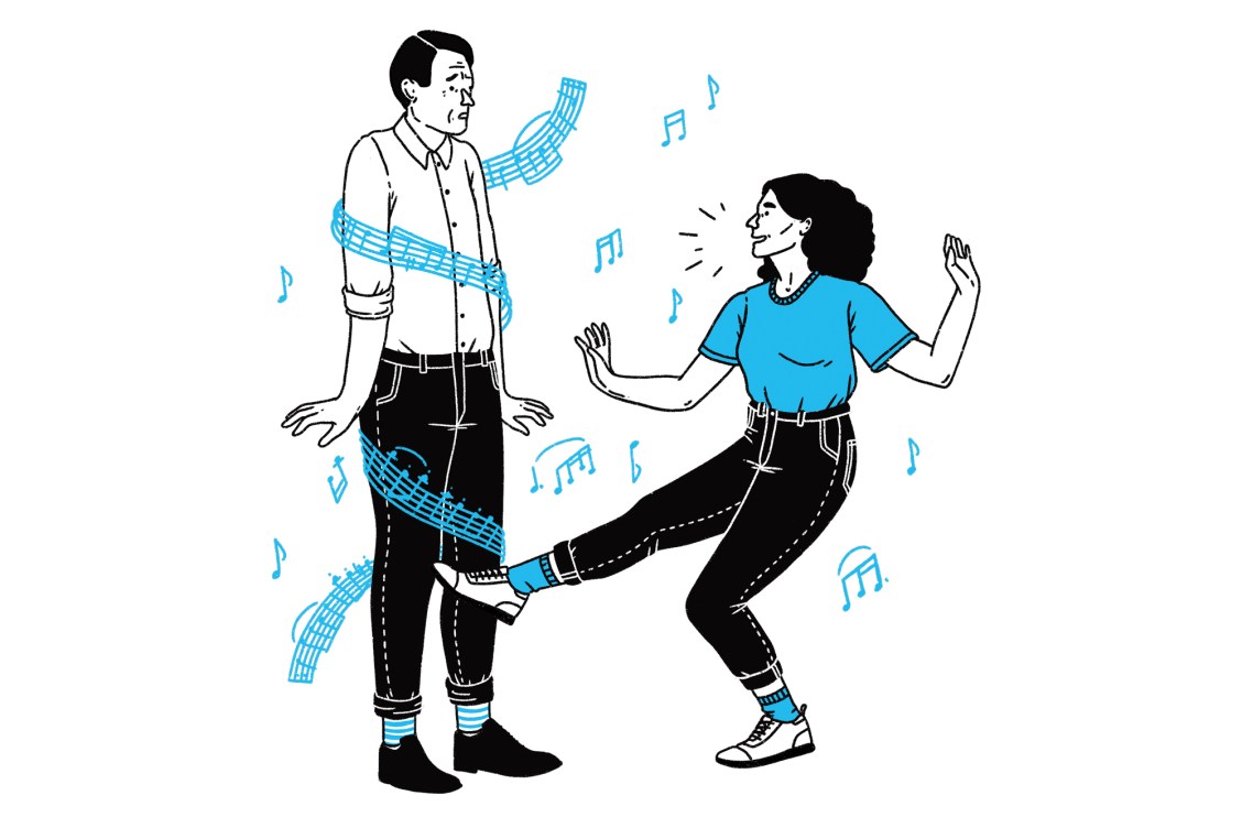 Why some people are bad at dancing