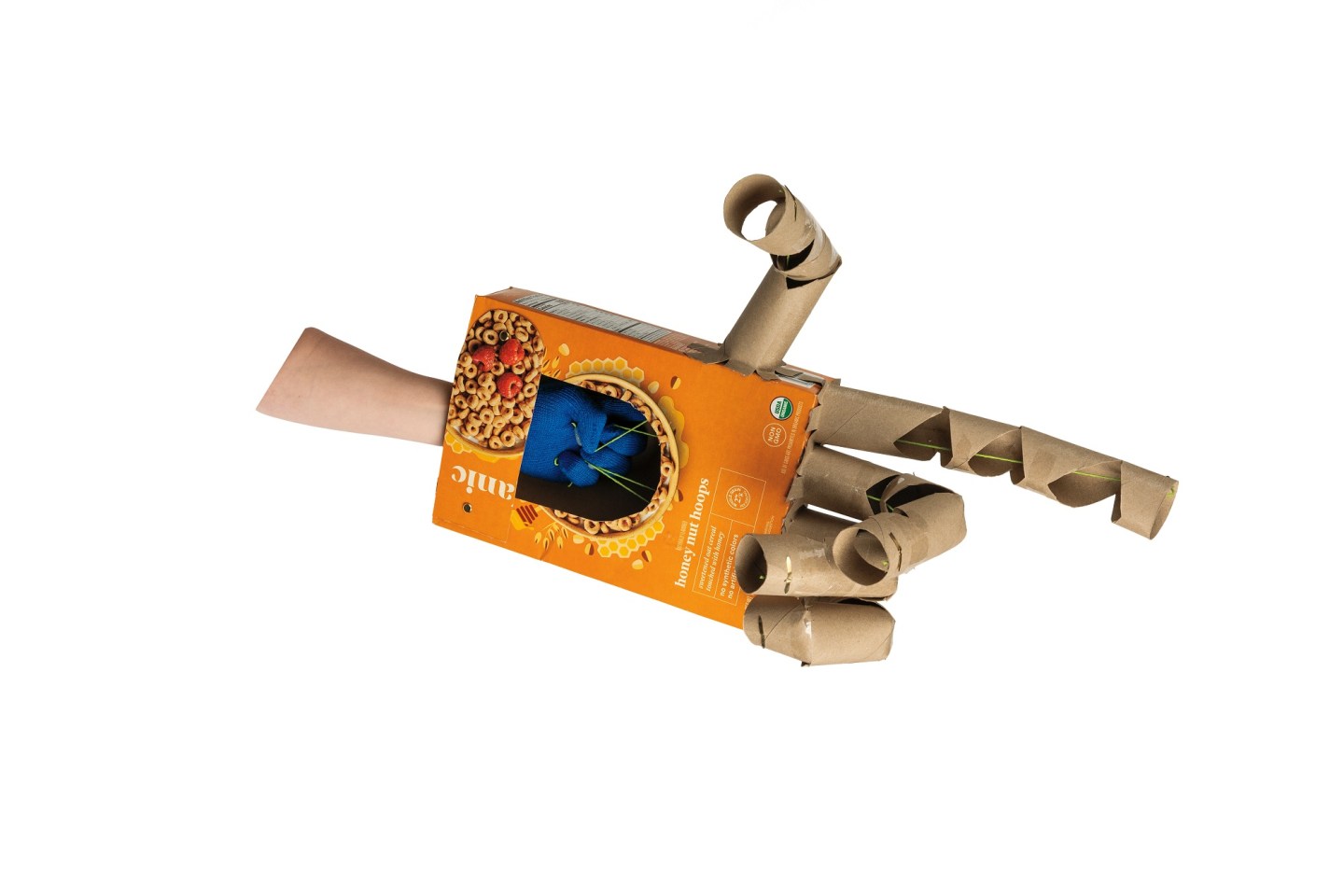 Turn a boring box into a sweet working robotic hand