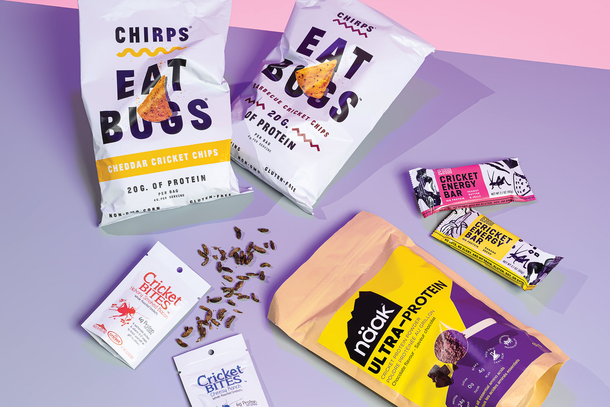 Cricket-based snacks are surprisingly delicious