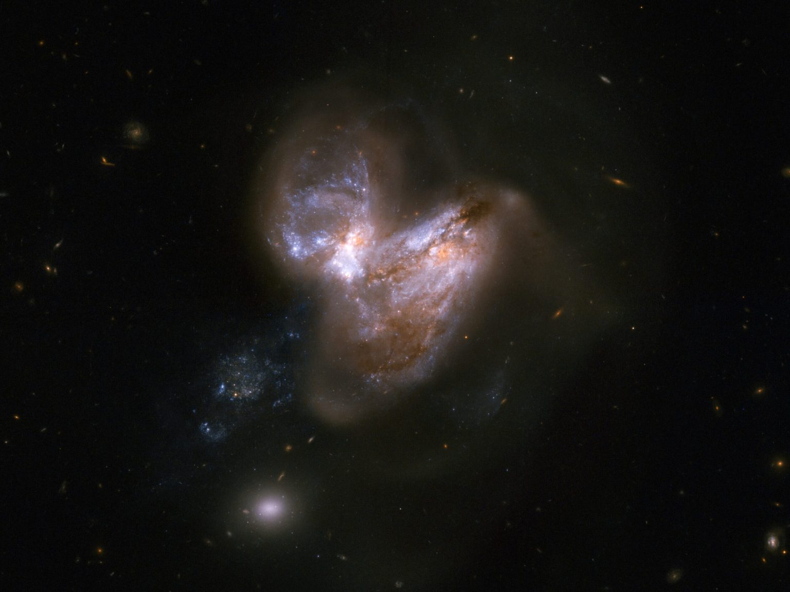 Behold six galactic collisions, masterfully captured by Hubble