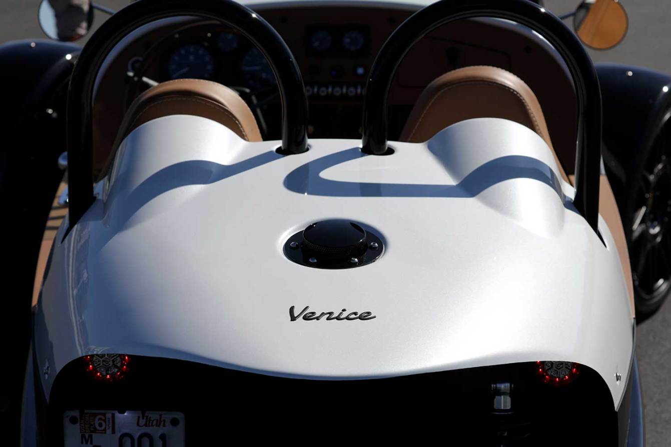 This bespoke ride is half car, half motorcycle, all fun