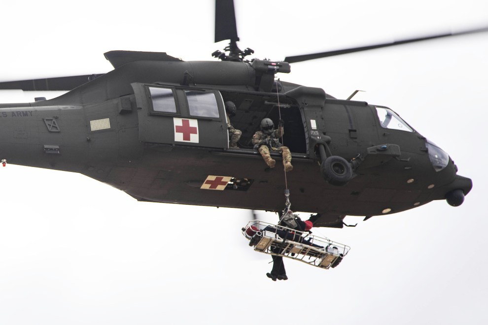Getting rescued by helicopter has risks. This gadget could make it safer.