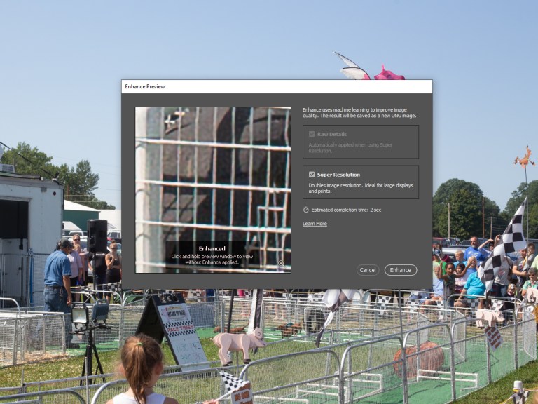 Photoshop's new Super Resolution feature makes images bigger, not ...