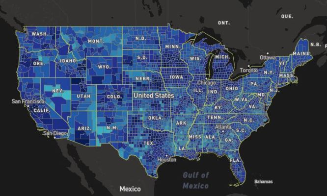 Explore the FCC's latest broadband internet map | Popular Science