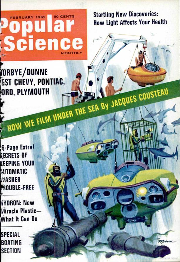 From the archives: Jacques Cousteau films underwater | Popular Science