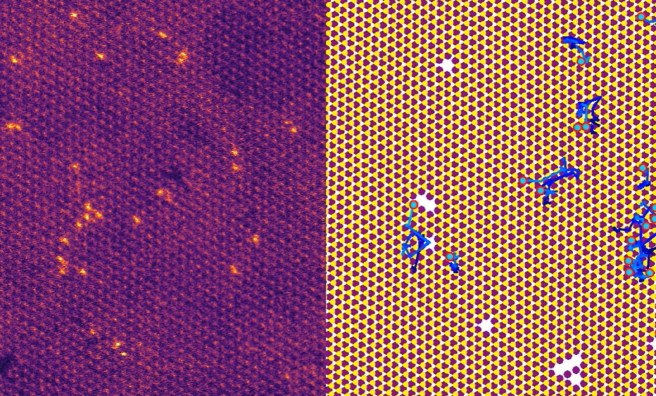 Video of solid platinum atoms in a liquid graphene cell | Popular Science