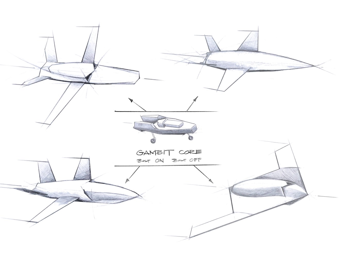 The Gambit family of drones is built on a common core | Popular Science