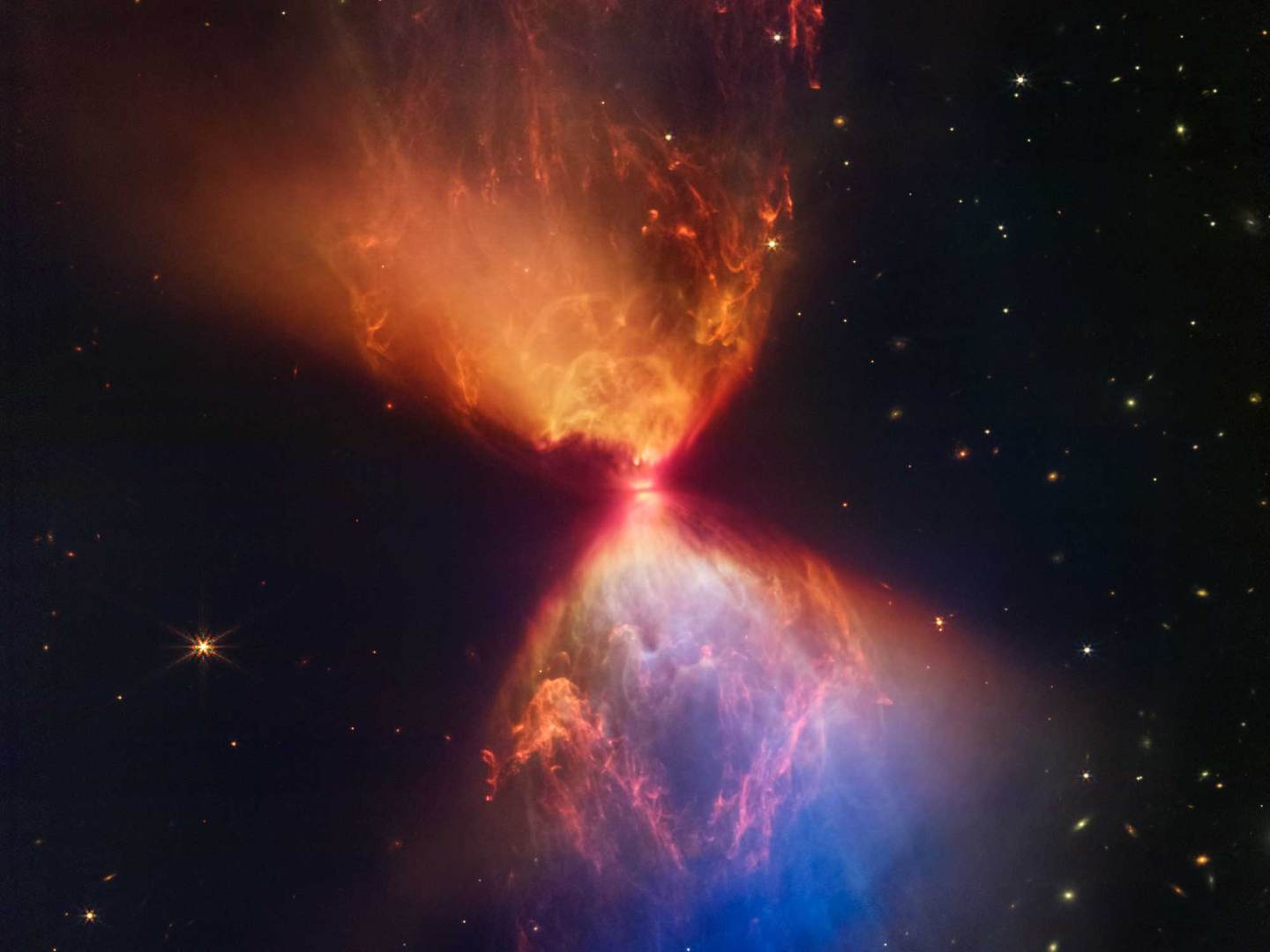 Colorful JWST image shows hidden protostar | Popular Science