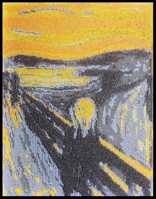 These intricate paintings are made with living bacteria | Popular Science