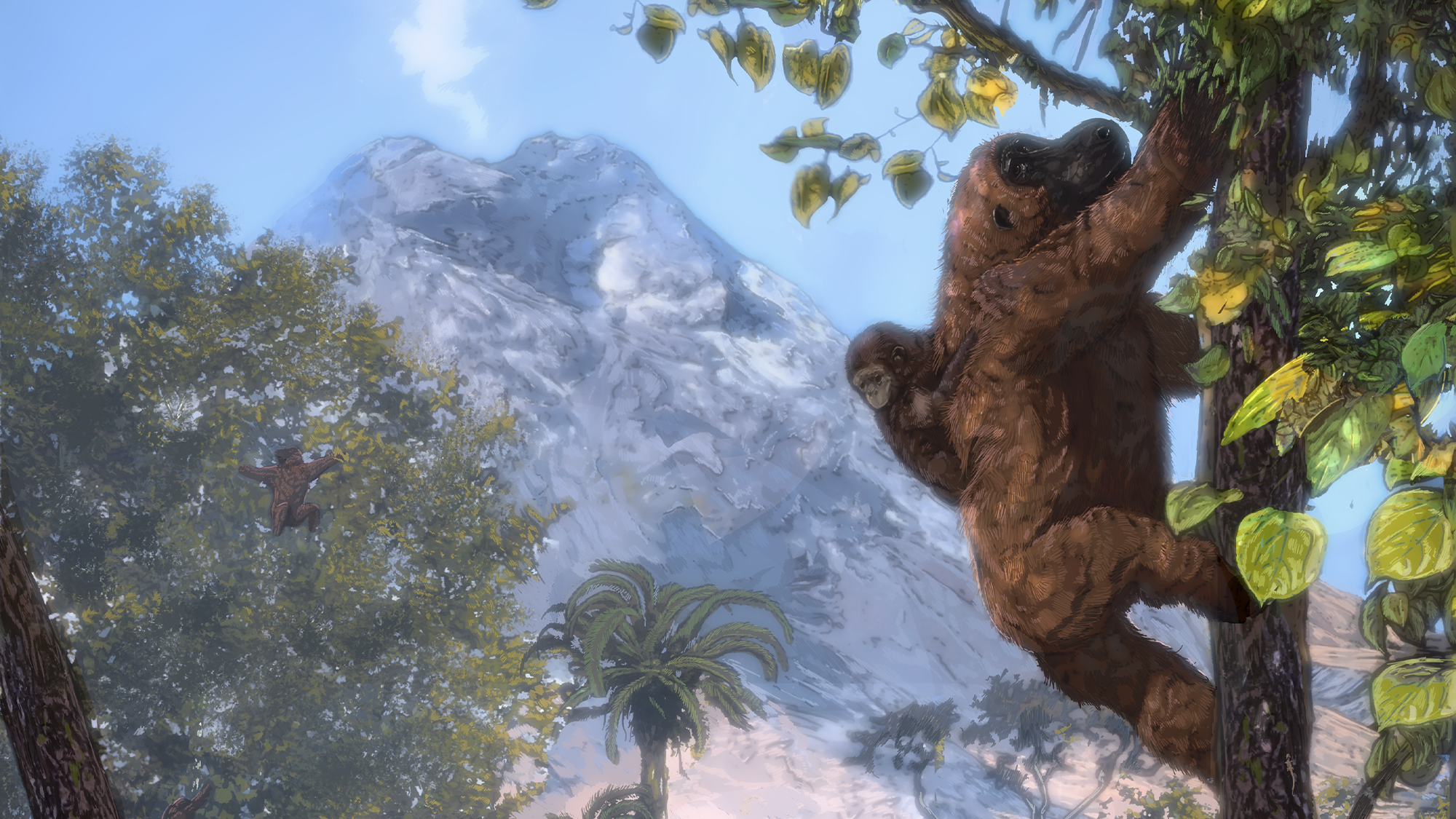 Leaves may have helped apes evolve an upright stature | Popular Science