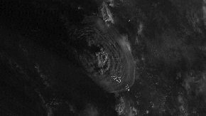 Tonga volcano simulation maps tsunami shockwaves | Popular Science