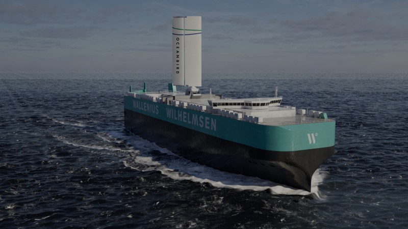 A cargo ship’s ‘WindWing’ sails saved it up to 12 tons of fuel per day ...
