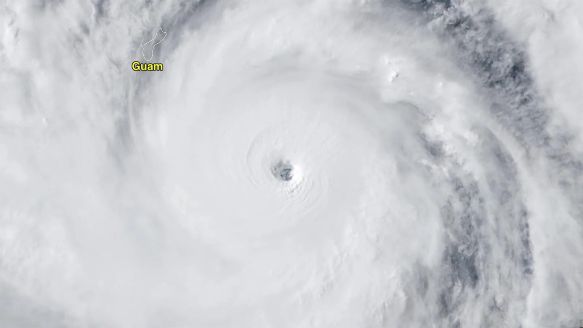 'Super Typhoon' Mawar lashes Guam | Popular Science