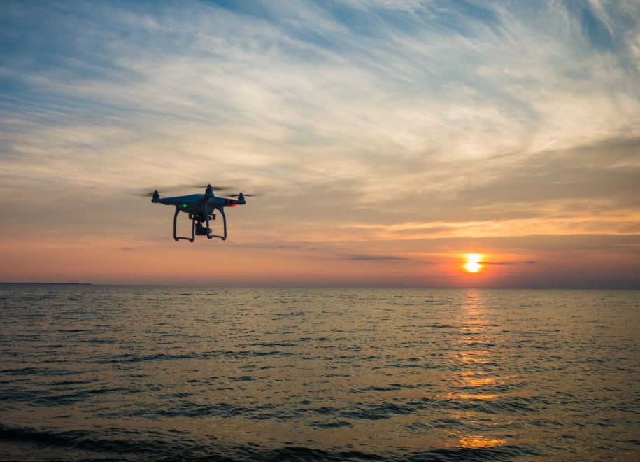 Watch an amphibious drone fly—then swim | Popular Science