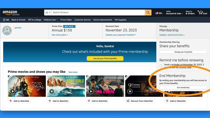 How to cancel Amazon Prime | Popular Science