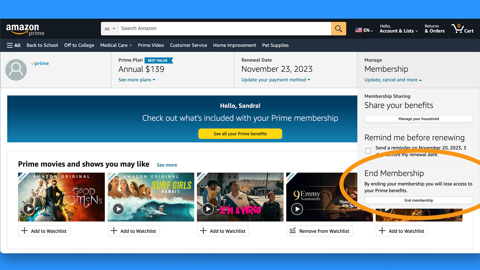 How to cancel Amazon Prime | Popular Science