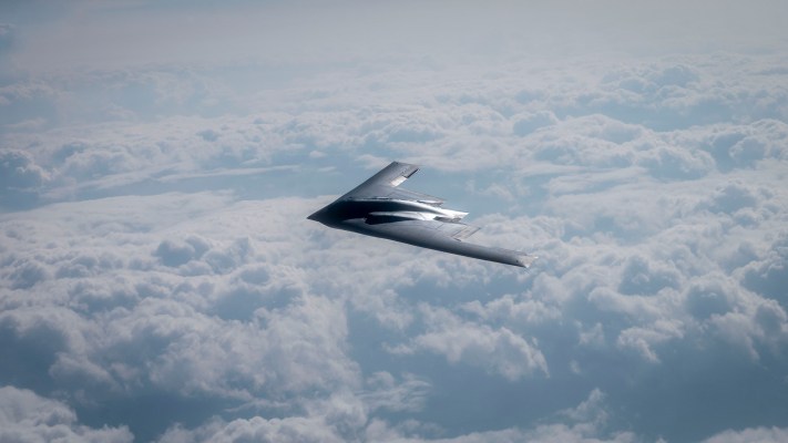 See the B-21 nuclear stealth bomber's first official flight photos | Popular Science