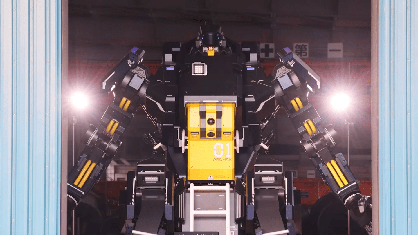 Meet Archax, a 15-foot-tall, 3.5 ton robotic mech suit | Popular Science