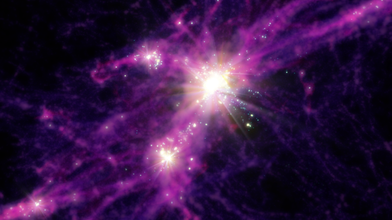 Star bursts can make young galaxies dazzle | Popular Science