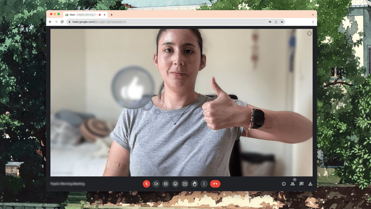 How to use hand gesture reactions on macOS Sonoma | Popular Science