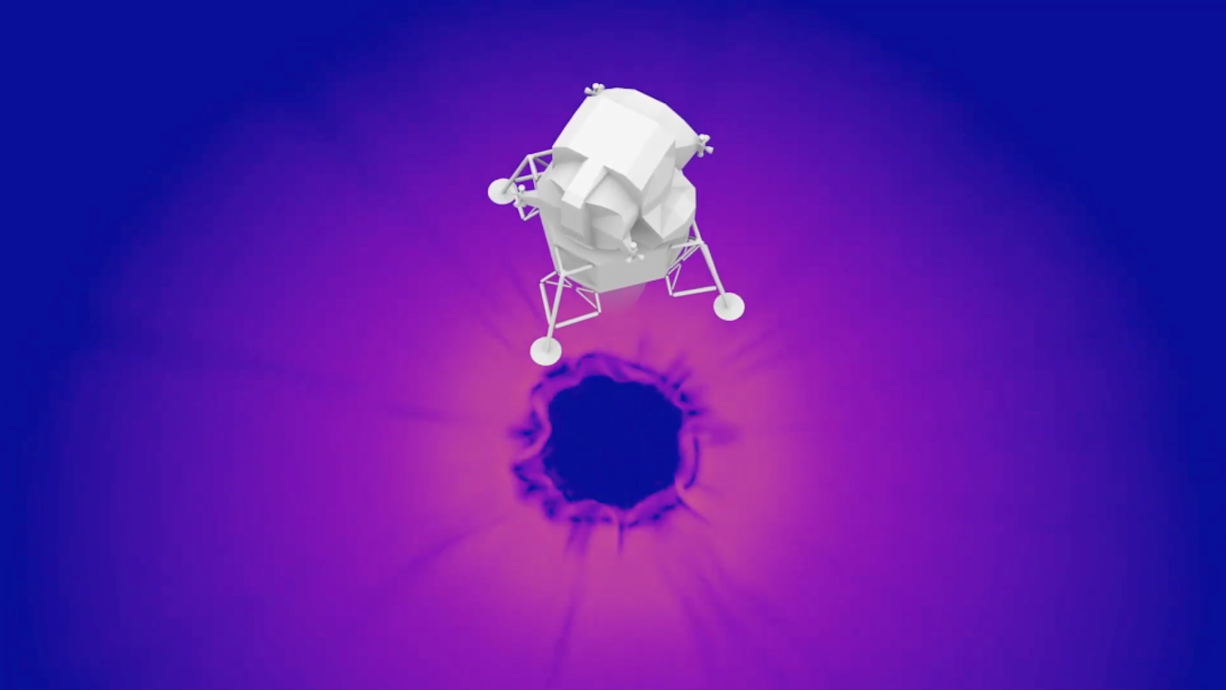 Watch NASA’s supercomputer simulation of the Apollo 12 lunar landing ...