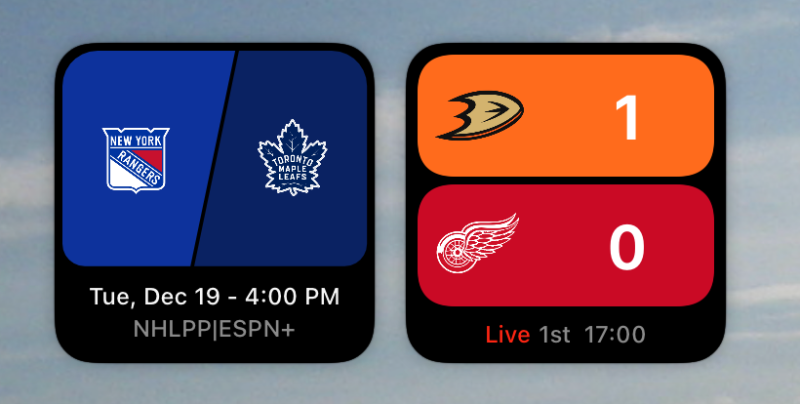 The best sports widgets for iPhone and iPad | Popular Science