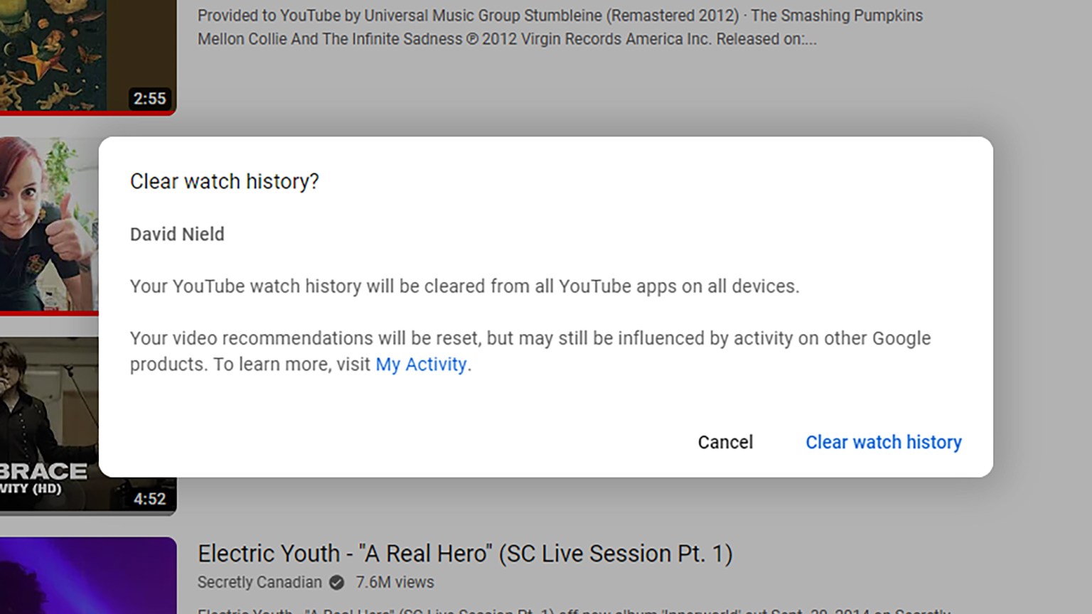 How to find, edit, and clear your YouTube viewing history | Popular Science