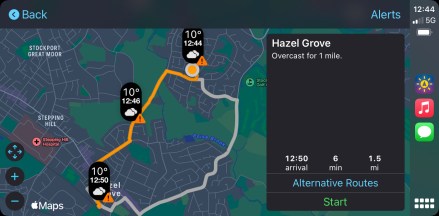 How to get live weather maps on your car dashboard with Apple CarPlay ...