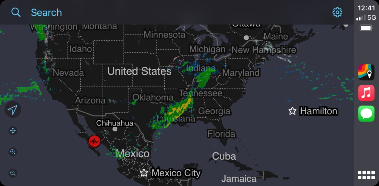 How to get live weather maps on your car dashboard with Apple CarPlay ...