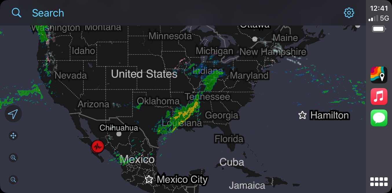 How to get live weather maps on your car dashboard with Apple CarPlay ...