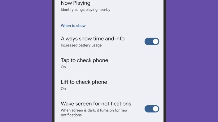 How to customize your phone's always on display | Popular Science