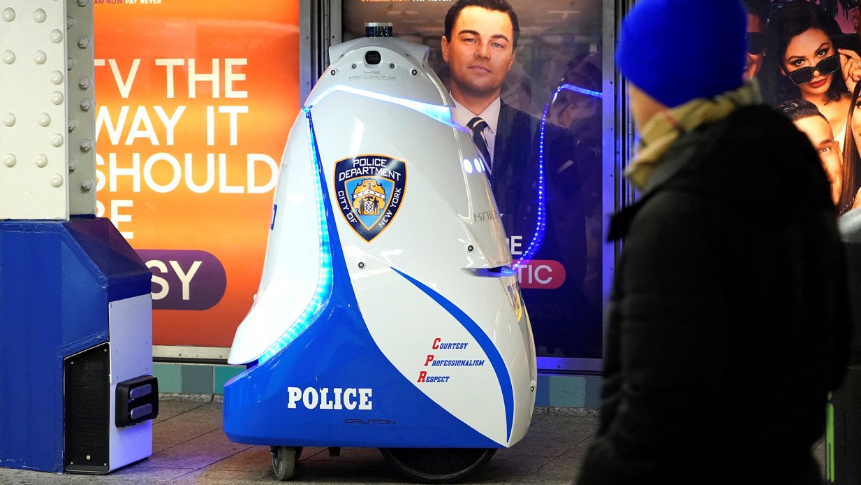 NYPD retires big, egg-shaped subway surveillance robot—for now ...