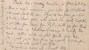 Read the last letters by George Mallory, who died exploring Mt. Everest ...