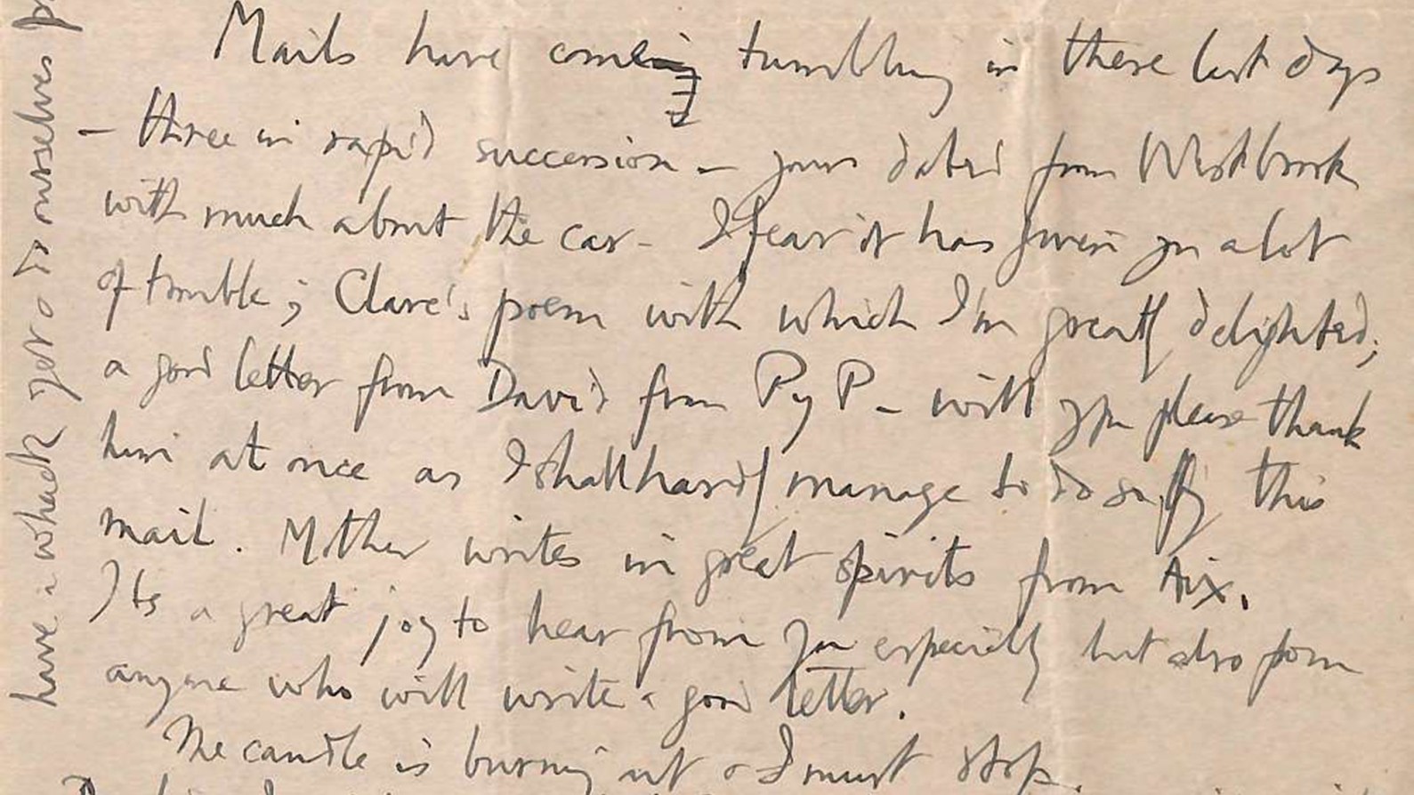 Read the last letters by George Mallory, who died exploring Mt. Everest ...