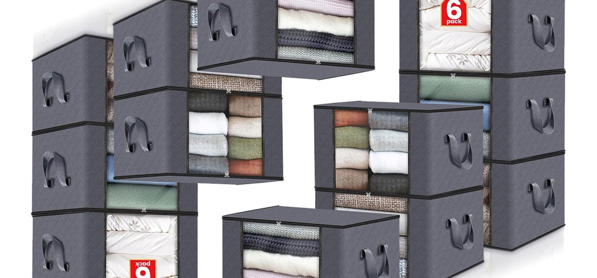 Save up to 70% on storage bins and totes at Amazon right now