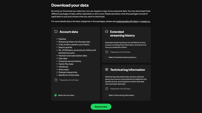 How to request all the data Netflix, Spotify, and other apps have on ...
