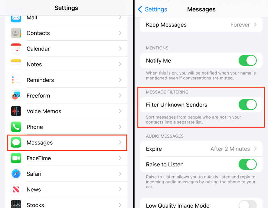 This iPhone feature will filter out spam and texts from people you don ...