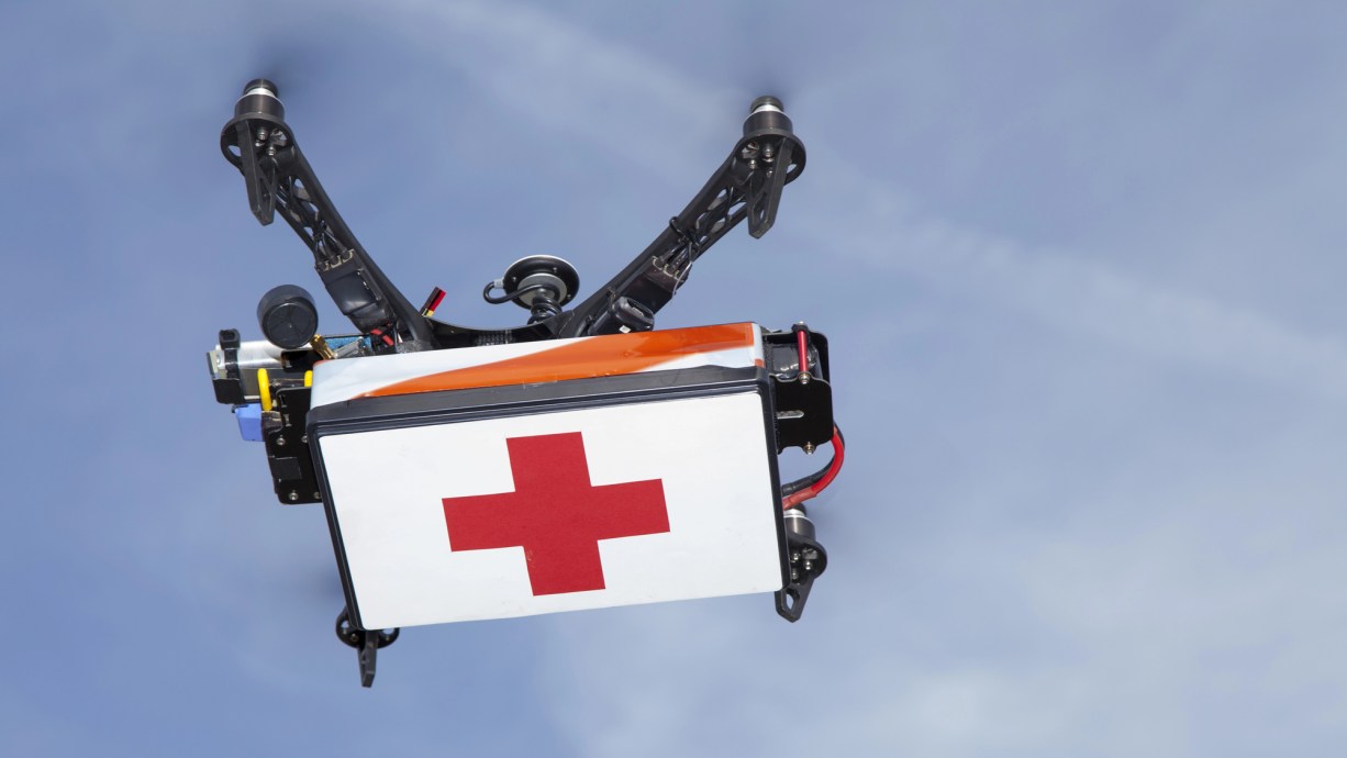 These water-carrying drones are designed to fight wildfires