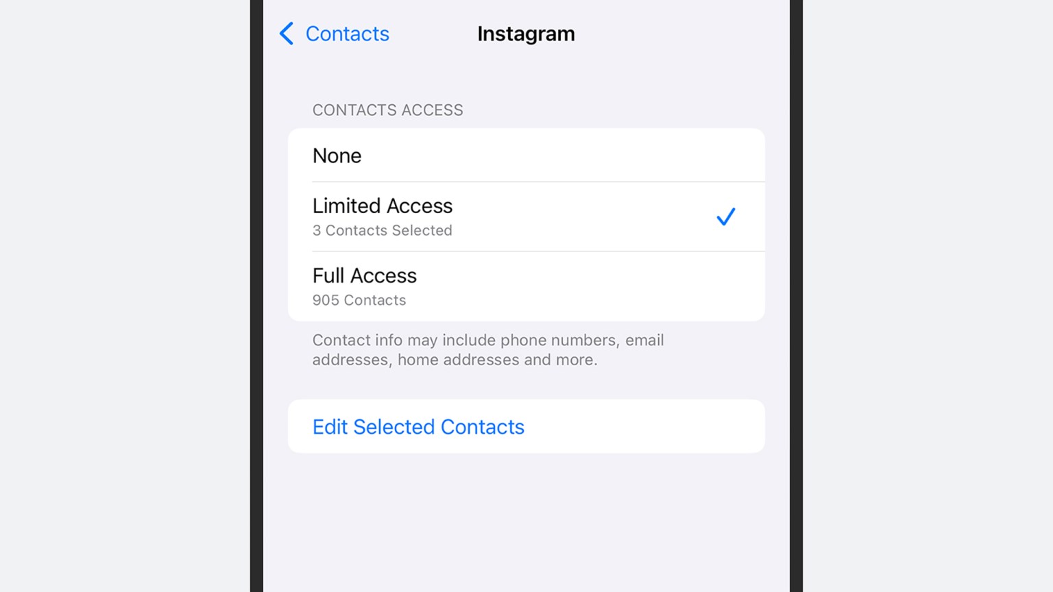 Stop iPhone apps from accessing all your contacts in iOS 18 | Popular ...