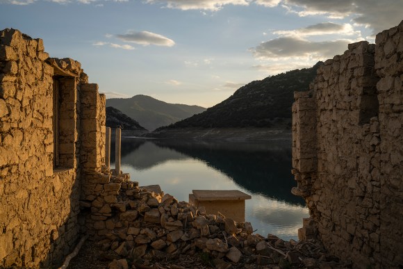 Drought reveals a sunken village in Greece | Popular Science