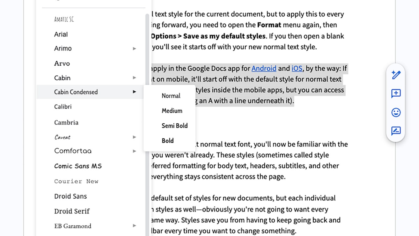 Stop using Arial: How to change the default fonts in Google Docs ...