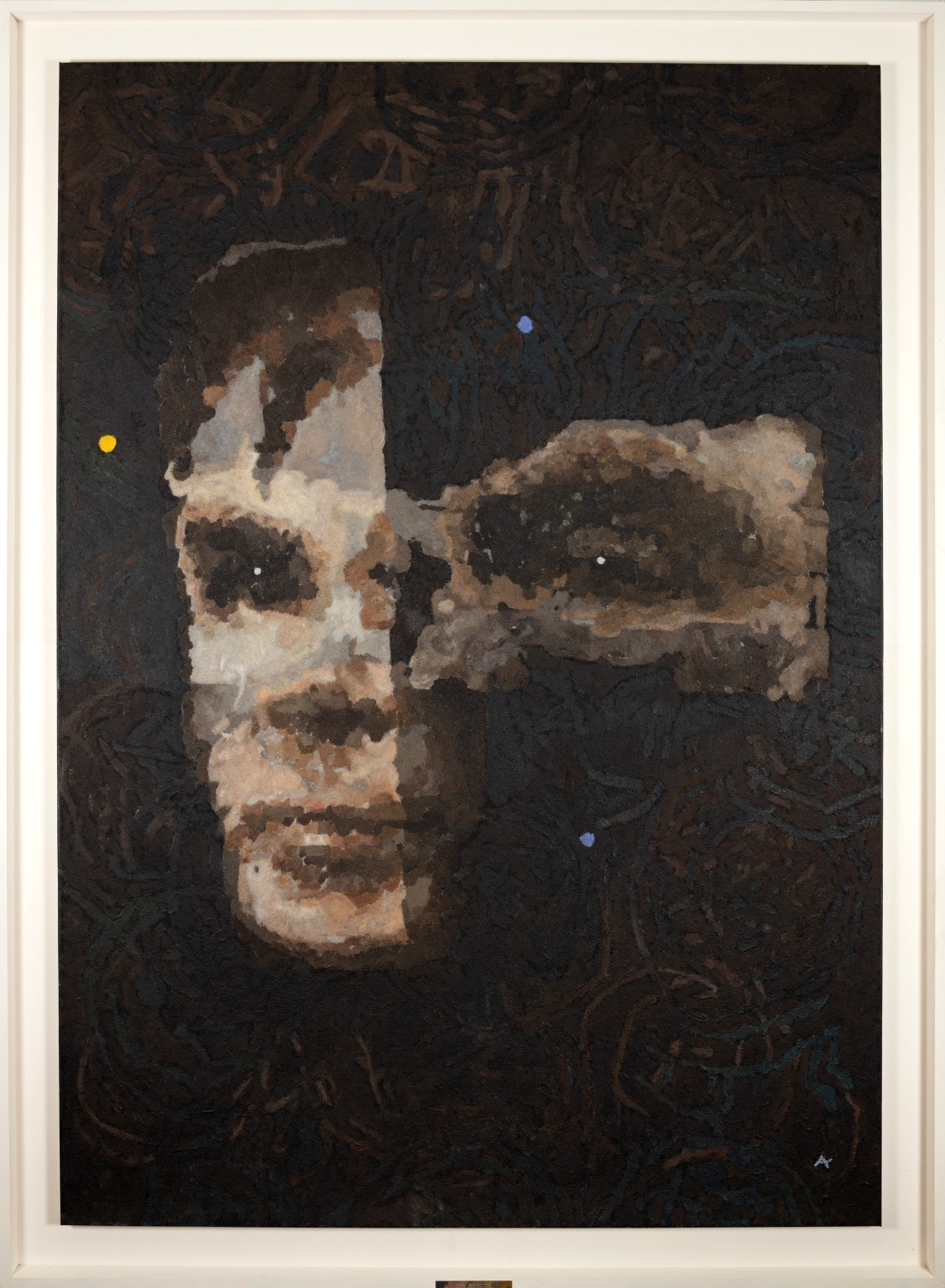 A humanoid robot's painting called 'AI God' may sell for over $120,000 ...