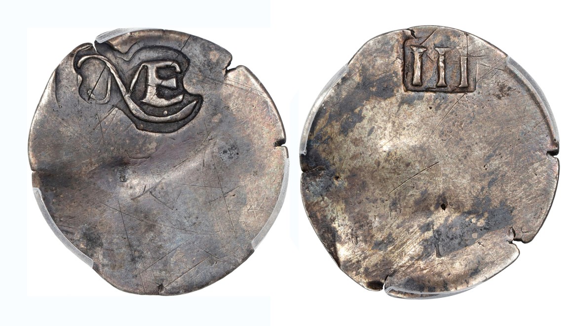 Colonial silver coin found in cabinet sells for $2.5 million | Popular ...
