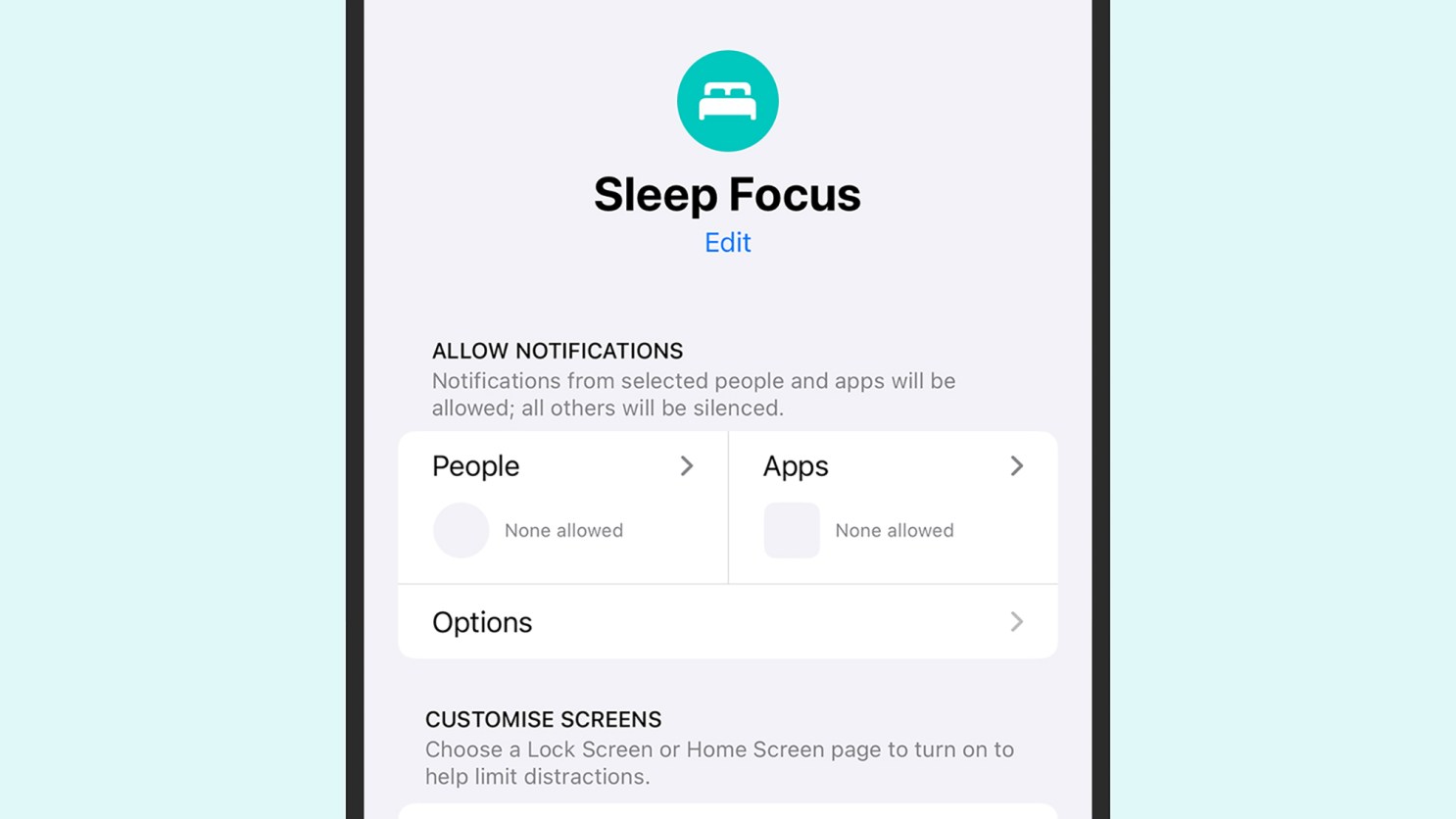 How to set up iPhone Sleep Focus mode for some peace and quiet ...