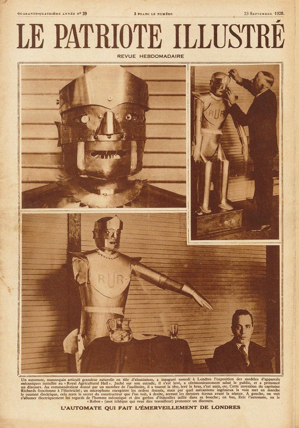 In 1928, Eric the Robot promised the robo-butler of the future ...