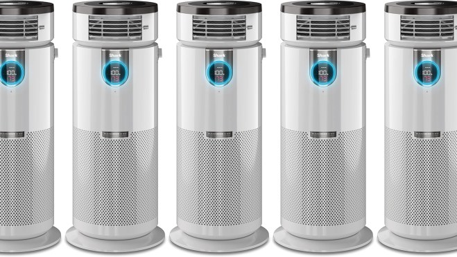 The Shark 3-in-1 air purifier, heater, and fan we're testing right now ...