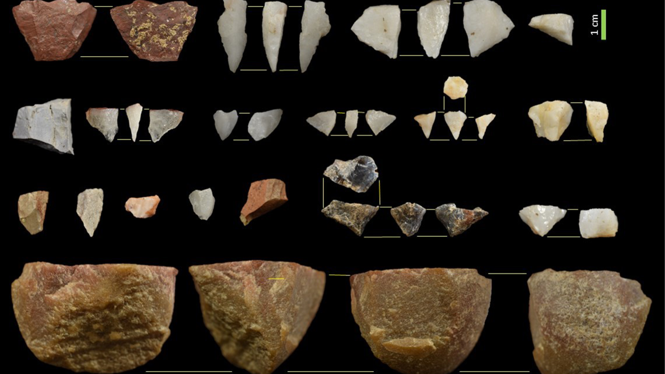 Archaeologists hike up a cliff and find 20,000-year-old stone tools ...